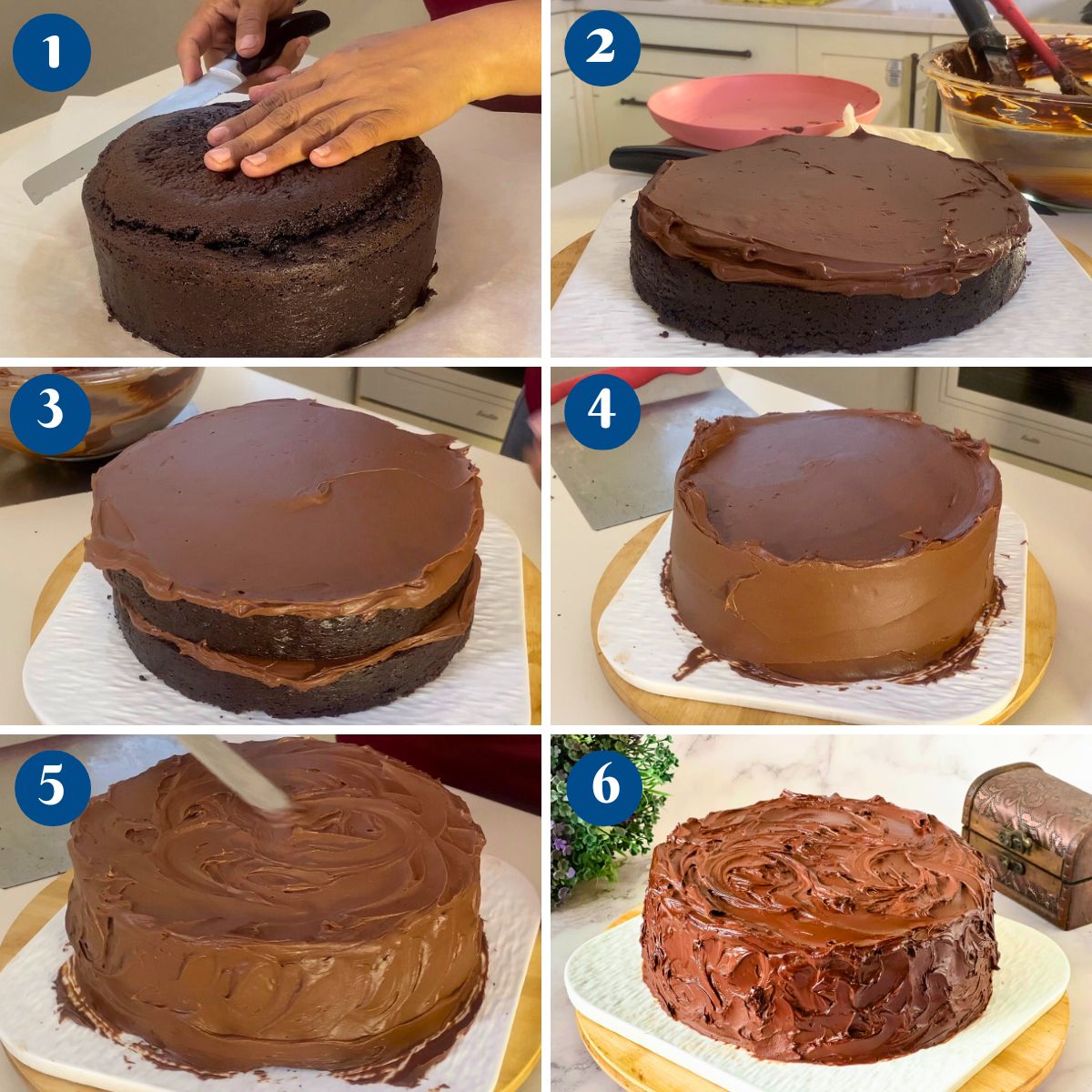 Ultimate Chocolate Mud Cake with Chocolate Ganache Frosting - Veena ...