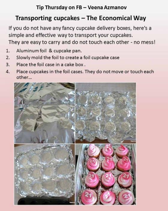 Easy Ways to Transport Cupcakes - Budget Friendly & Simple - Veena ...