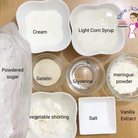 How to Make Rolled Fondant - Homemade From Scratch - Veena Azmanov Kitchen