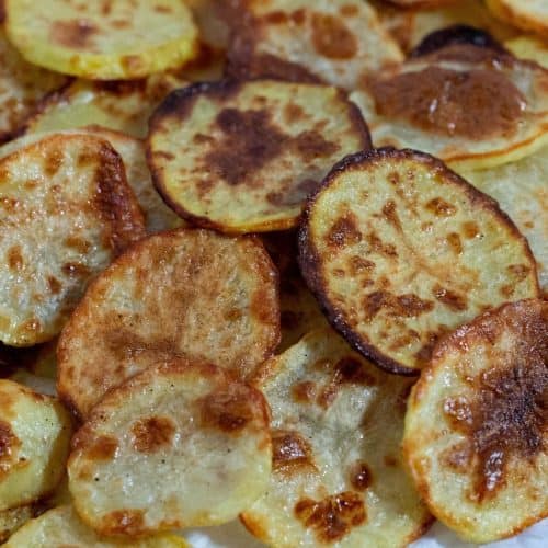 Easy Baked Potato Chips - Healthy, Crispy, Delicious - Veena Azmanov ...