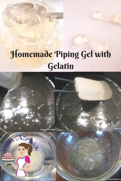 Homemade Piping Gel Recipe - Two Methods - Veena Azmanov Kitchen