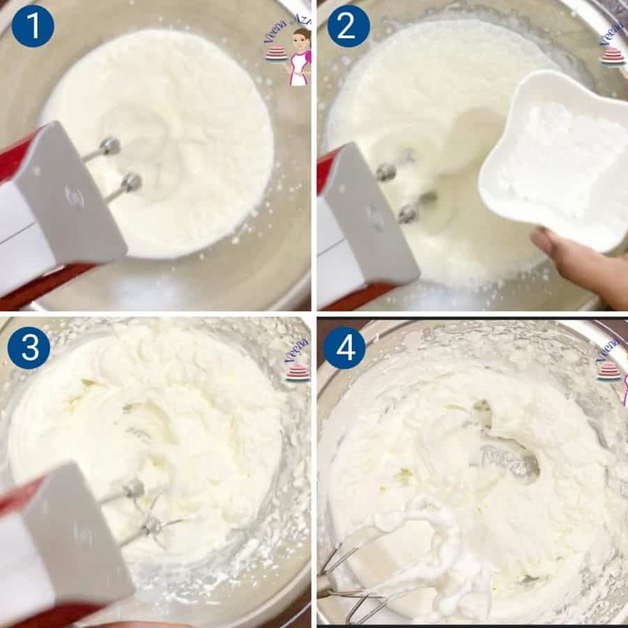 Easy Homemade Whipped Cream (Chantilly Cream)- Veena Azmanov Kitchen