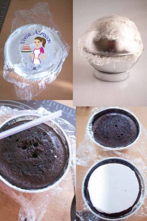 How to Make a Perfect Sphere Cake Recipe - Veena Azmanov Kitchen