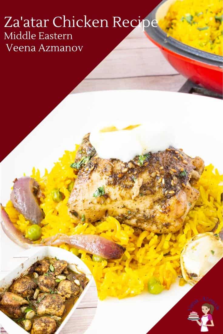 Za'atar Chicken Recipe - Veena Azmanov Kitchen
