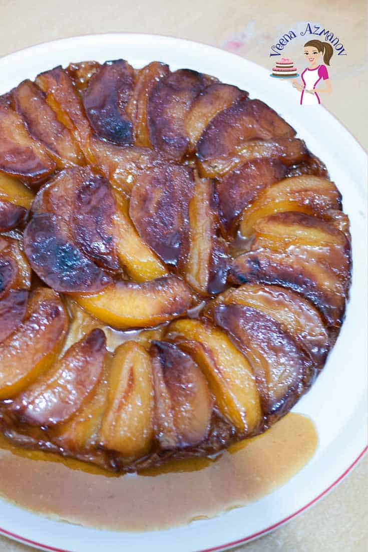 Apple Honey Tarte Tatin - The Fail-Proof Method - Veena Azmanov