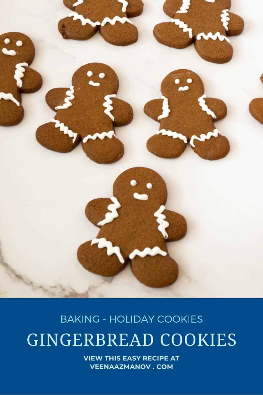 Gingerbread Cookies: How to Make the Perfect Cookie Every time - Veena ...