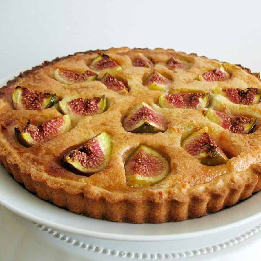 BEST Fresh Fig Tart with Custard or Frangipani Filling - Veena Azmanov ...