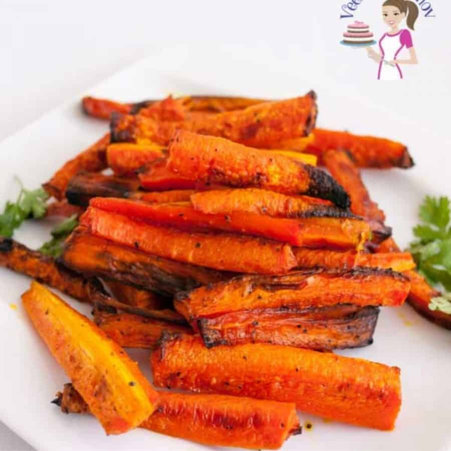 Oven Baked Carrot Sticks: A Healthy and Delicious Snack - Veena Azmanov ...