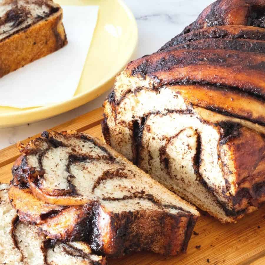 Recipe For Chocolate Babka - Chocolate Brioche Babka - Veena Azmanov