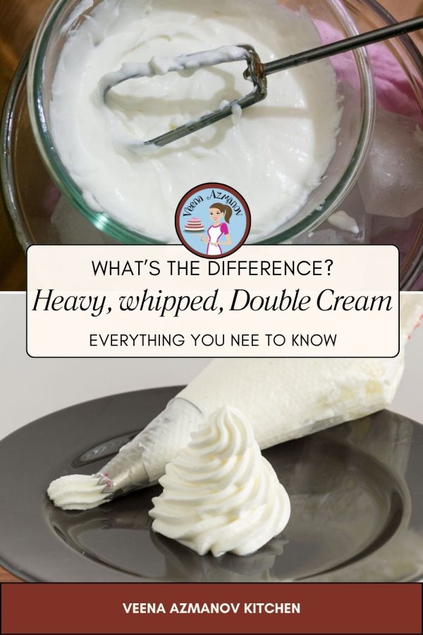 Types of Cream: Heavy, Double, Whipping - What's the Difference?- Veena ...