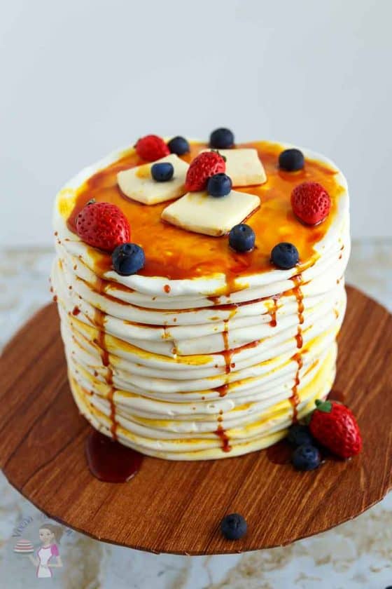 Pancake Cake Tutorial - Veena Azmanov Kitchen