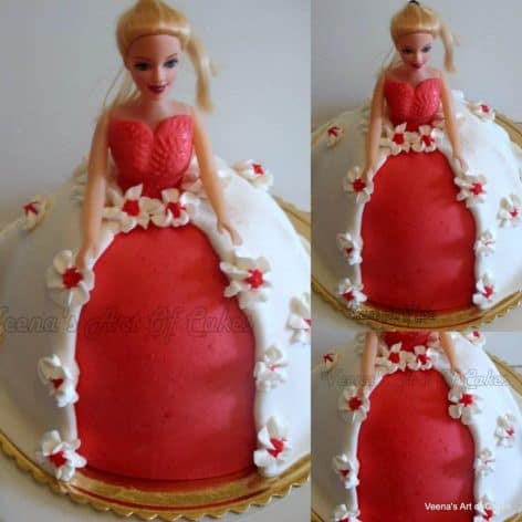How to Make a Princess Birthday Cake - Veena Azmanov Kitchen