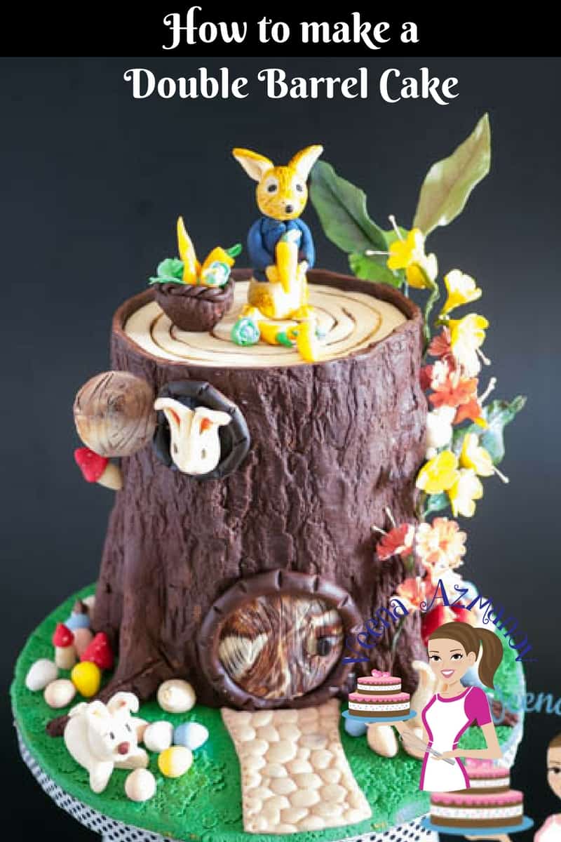 What Are Double Barrel Cakes Cake Decorating Basics Veena Azmanov