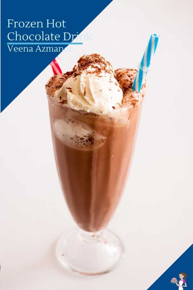 Frozen Hot Chocolate Drink - Veena Azmanov