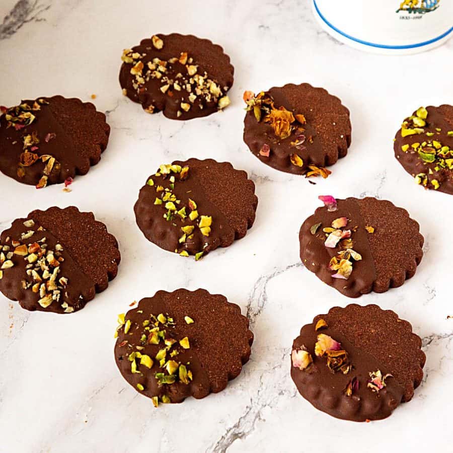 Chocolate Shortbread Cookies: A New Twist on a Classic Favorite - Veena ...
