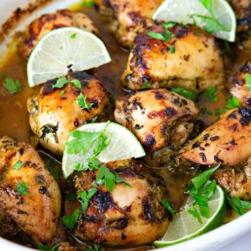 Baked Cilantro Lemon Chicken the Ultimate Flavorful Delight - Veena ...