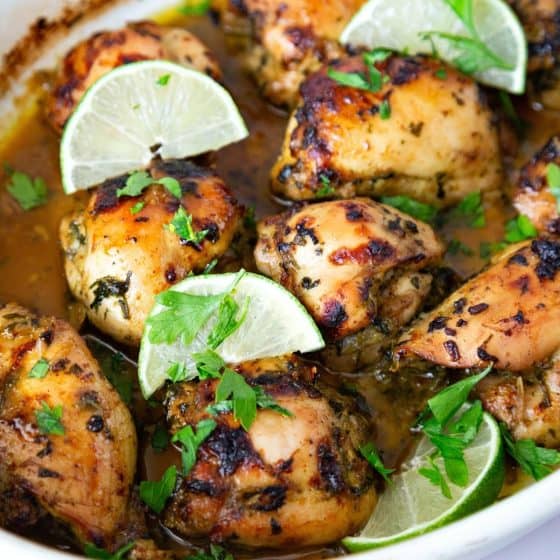 Baked Cilantro Lemon Chicken the Ultimate Flavorful Delight - Veena ...