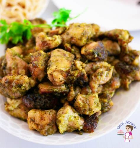 Cilantro Lemon Chicken - Veena Azmanov
