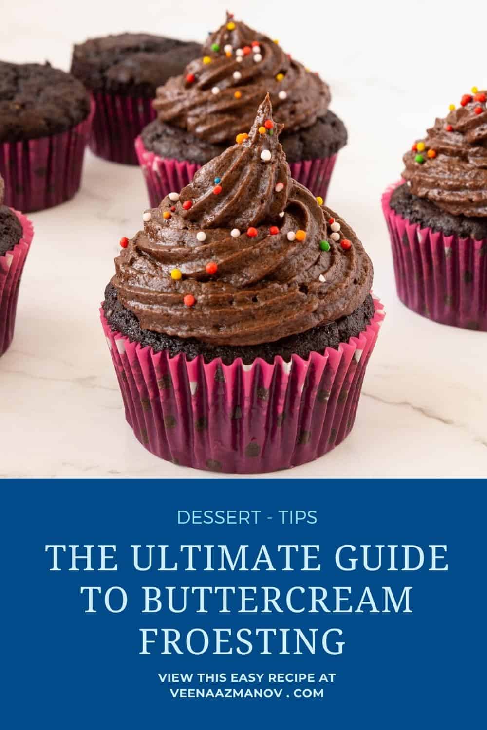 The Ultimate Guide to Different Buttercream and Frosting- Veena Azmanov ...