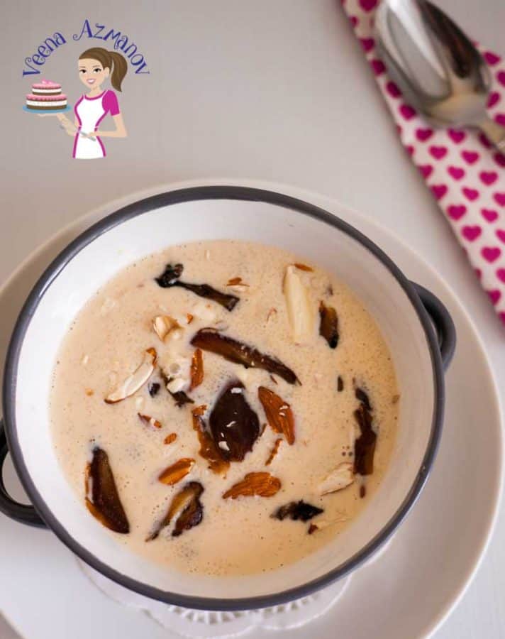 Indian Semolina Pudding Sooji Kheer Recipe - Veena Azmanov