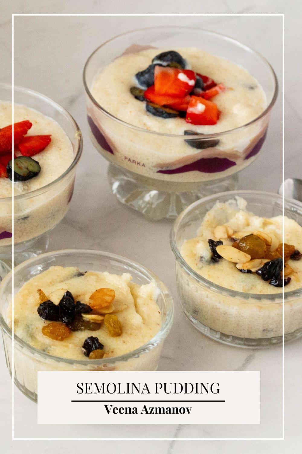 Make Semolina Pudding in 20 Minutes: Rich, Sweet & Creamy - Veena ...