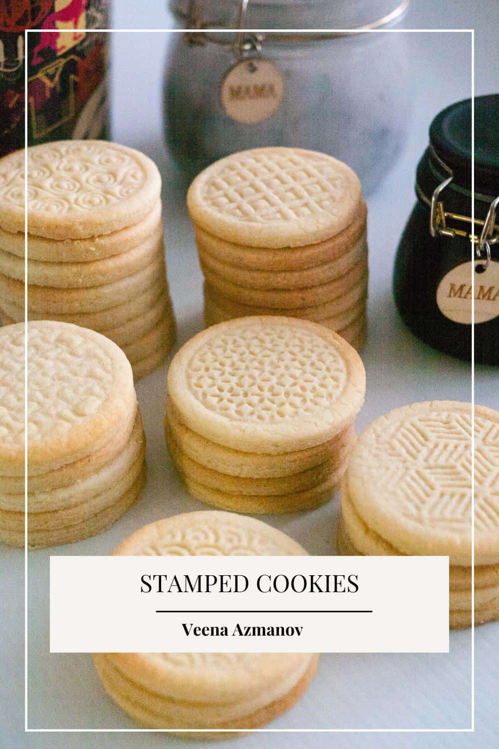 Best Stamped Shortbread Cookies Recipe (No Spread, Easy) - Veena ...