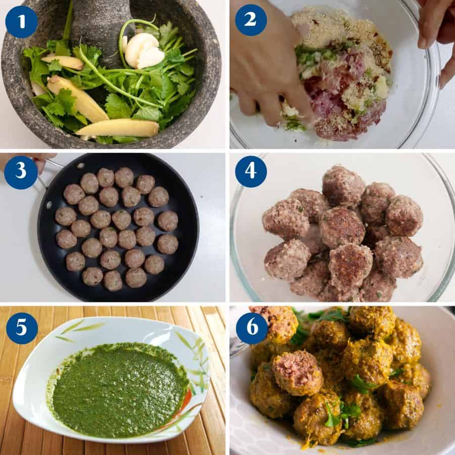 Delicious Cilantro Meatballs for a Flavorful Twist - Veena Azmanov Kitchen