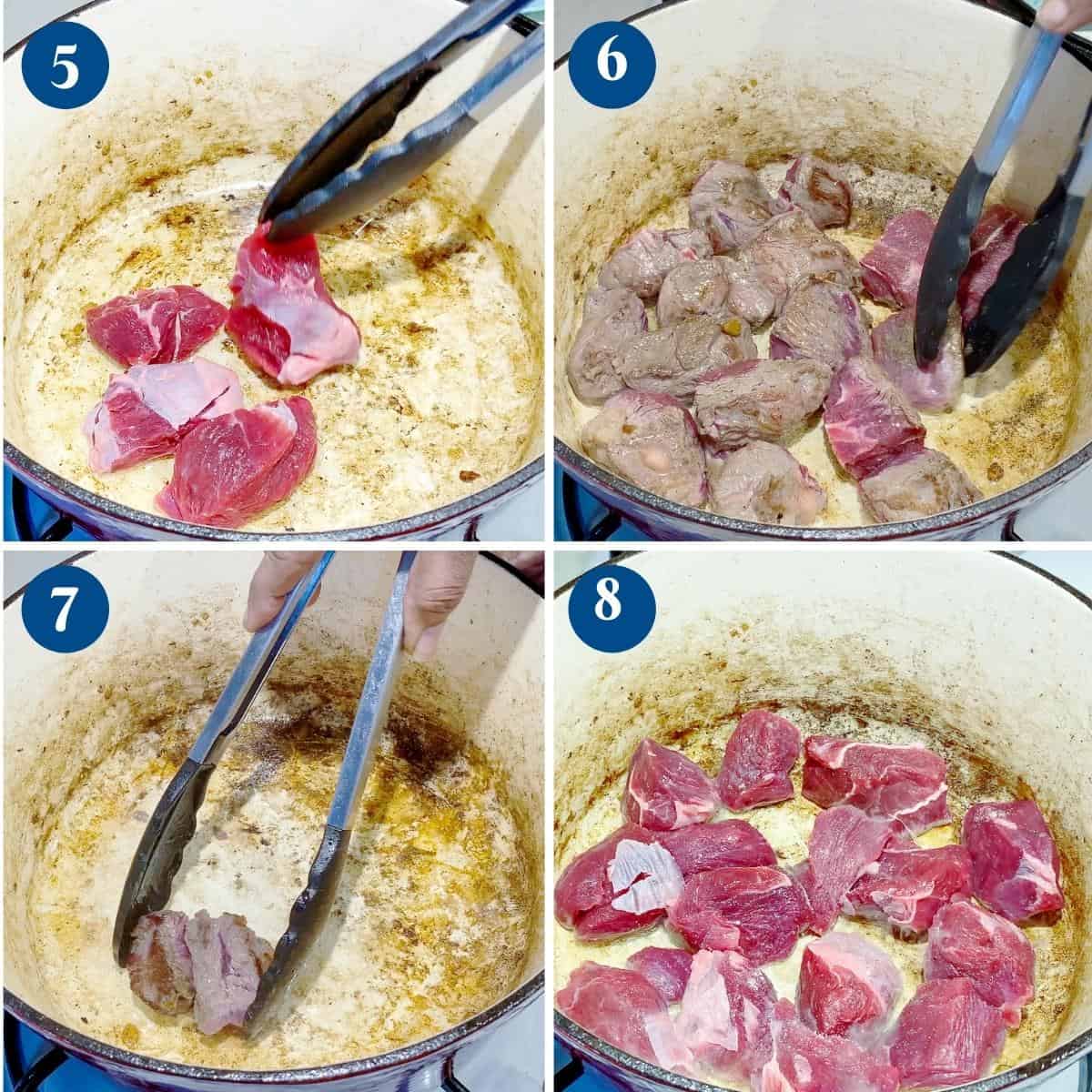 Beef Burgundy aka Bourguignon Stovetop, Oven, or Crockpot - Veena ...