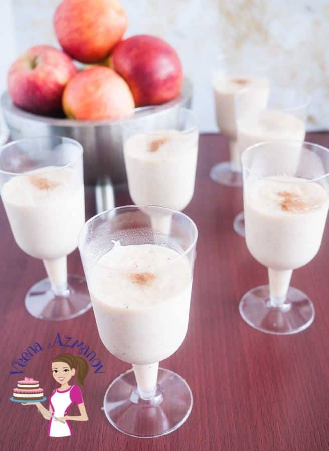 Cinnamon Apple Mousse Recipe - Veena Azmanov Kitchen