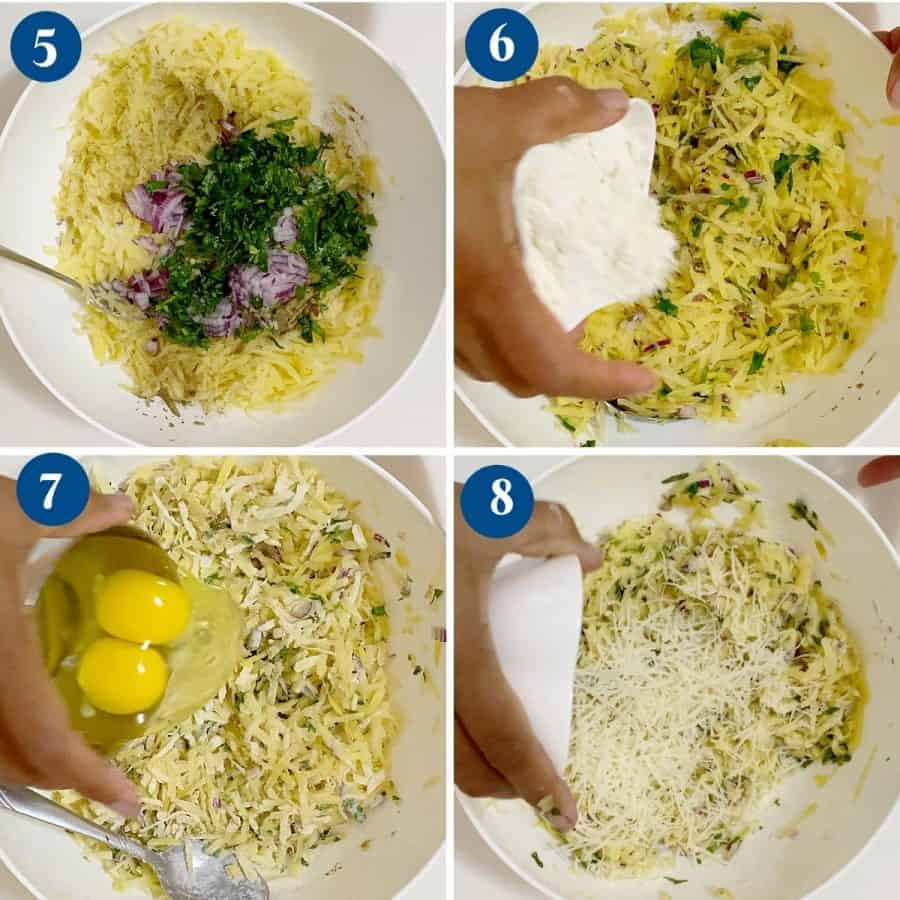 The Secret to Crispy Potato Latkes - Latkes Recipe - Veena Azmanov Kitchen