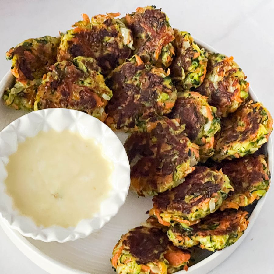 Easy Healthy Carrot Zucchini Fritters: A Crowd-Pleasing Recipe - Veena ...