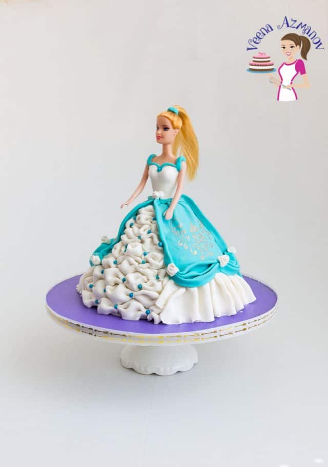 How to Make a Princess Birthday Cake - Veena Azmanov Kitchen
