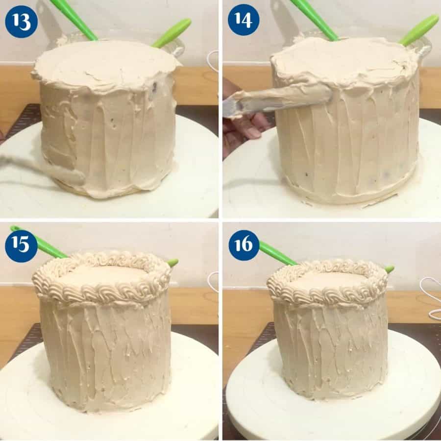 Cafe Latte Cake - Vanilla Cafe Layer Cake - Veena Azmanov Kitchen