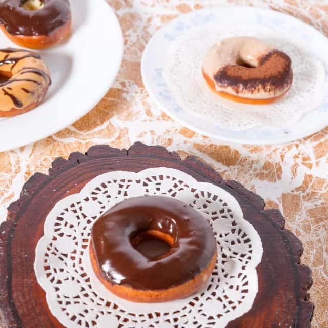 Chocolate Glazed Donuts, Yeast-Risen and Deep Fried - Veena Azmanov Kitchen