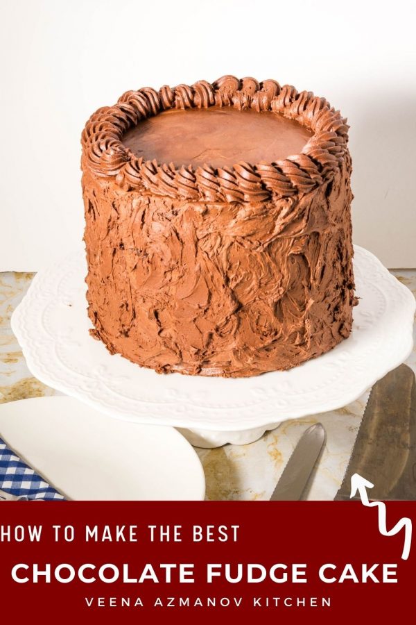Perfect Chocolate Fudge Cake Recipe for Chocoholics - Veena Azmanov Kitchen