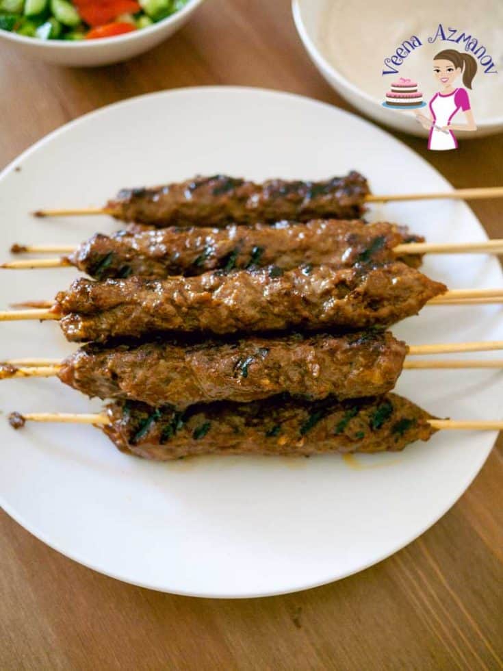 Juicy Ground Beef Kebabs – Moroccan Marinade - Veena Azmanov Kitchen