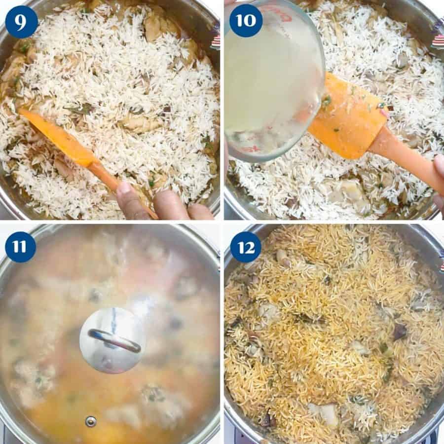 Quick Chicken Biryani - One Pot Recipe - Veena Azmanov