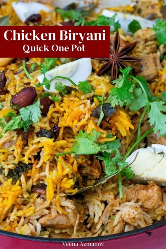 Quick Chicken Biryani - One Pot Recipe - Veena Azmanov Kitchen