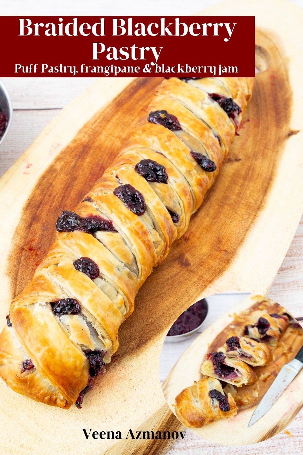 Braided Puff Pastry: A Delicious and Elegant Dessert - Veena Azmanov ...