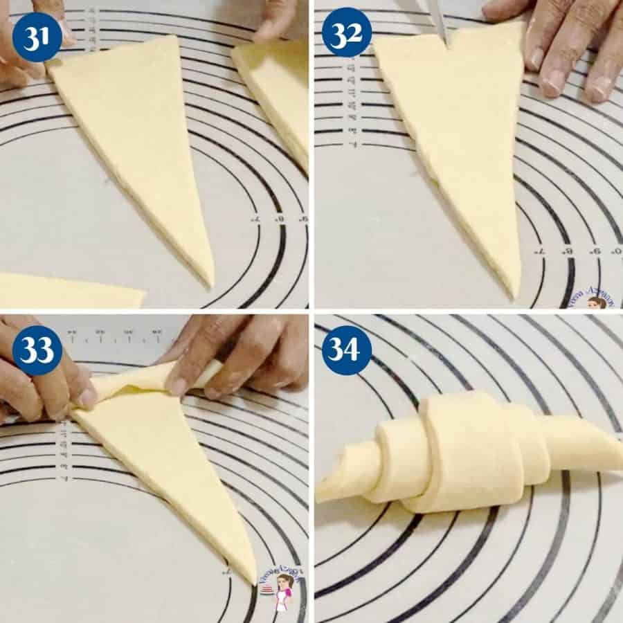 How to Make Croissants - Homemade Croissants (Video) - Veena Azmanov ...
