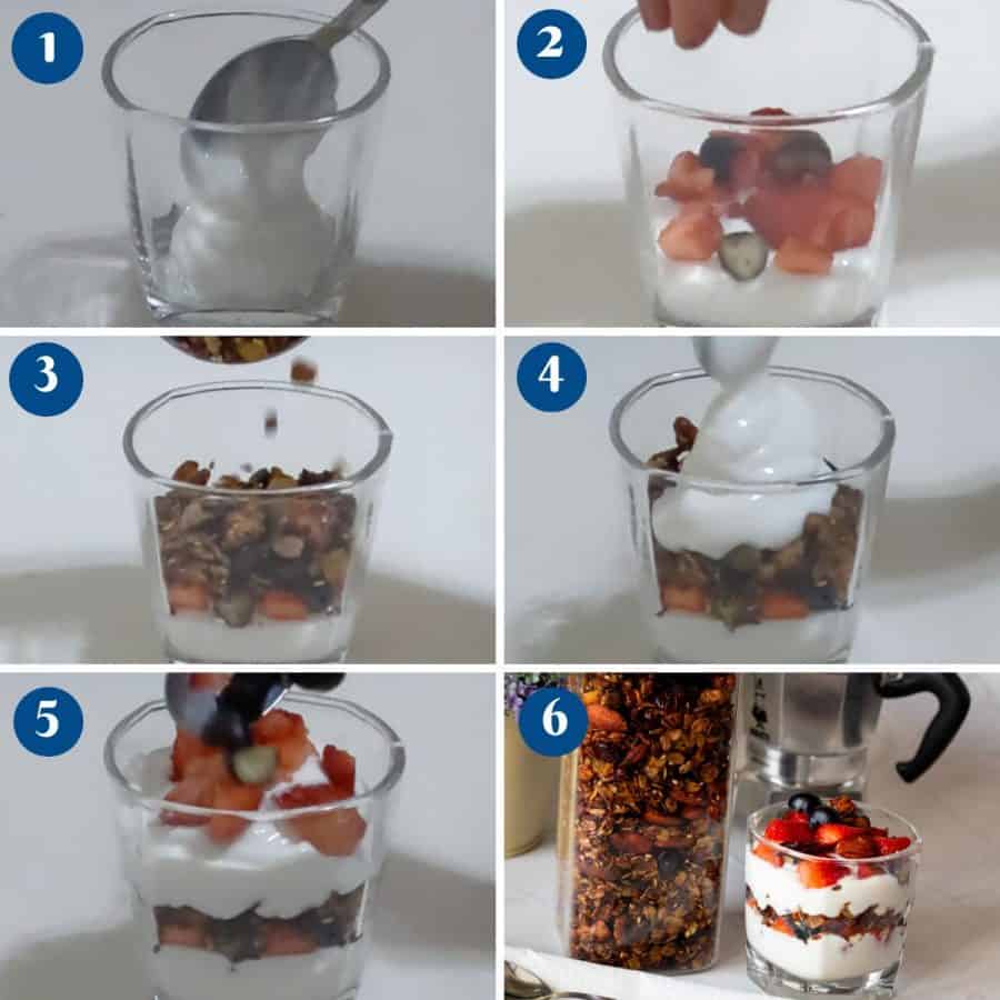 Yogurt Parfait Recipe – Quick, Healthy & Easy Breakfast- Veena Azmanov ...