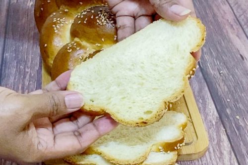 Milk and Honey Challah - Sweet Braided Bread Recipe - Veena Azmanov Kitchen