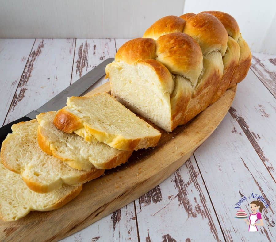 Challah - Challah Sandwich Bread Recipe - Veena Azmanov Kitchen