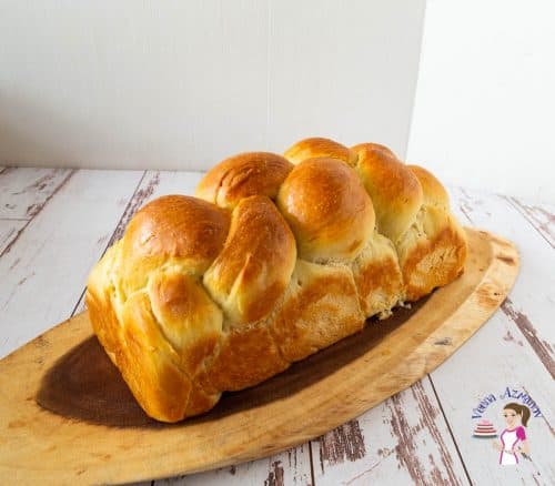 4 Braid Challah Bread - Braided Bread Recipe - Veena Azmanov Kitchen