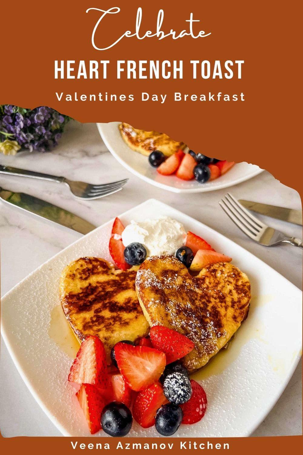 Heart French Toast – Easy Breakfast for Special Occasions- Veena ...