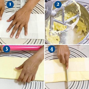 Homemade Danish Pastry- Dough, Shapes & Fillings - Veena Azmanov Kitchen