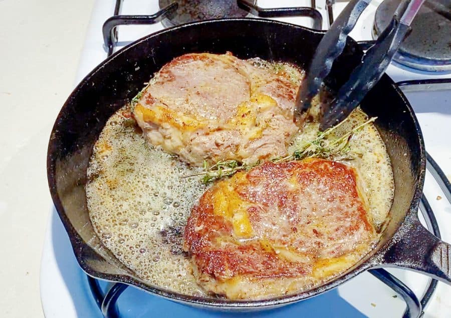 How to Cook Steak on the Stove - Perfect Pan-Seared Steak - Veena ...
