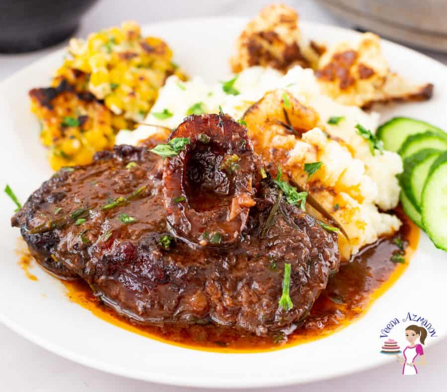 Recipe for Osso Buco in Red Wine – Italian Classic - Veena Azmanov Kitchen