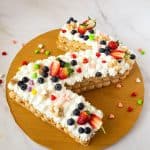 How to Make a Letter Cake from Scratch -Alphabet Cake - Veena Azmanov ...