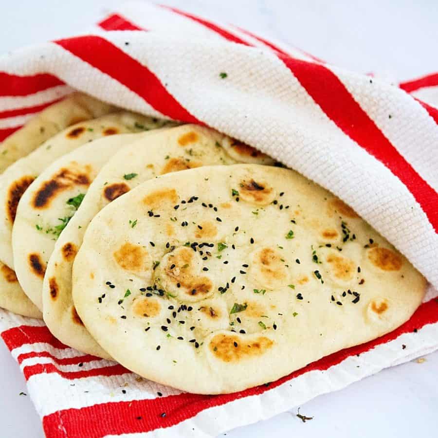 Authentic Naan Recipe: Soft and Fluffy Indian Flatbread - Veena Azmanov ...
